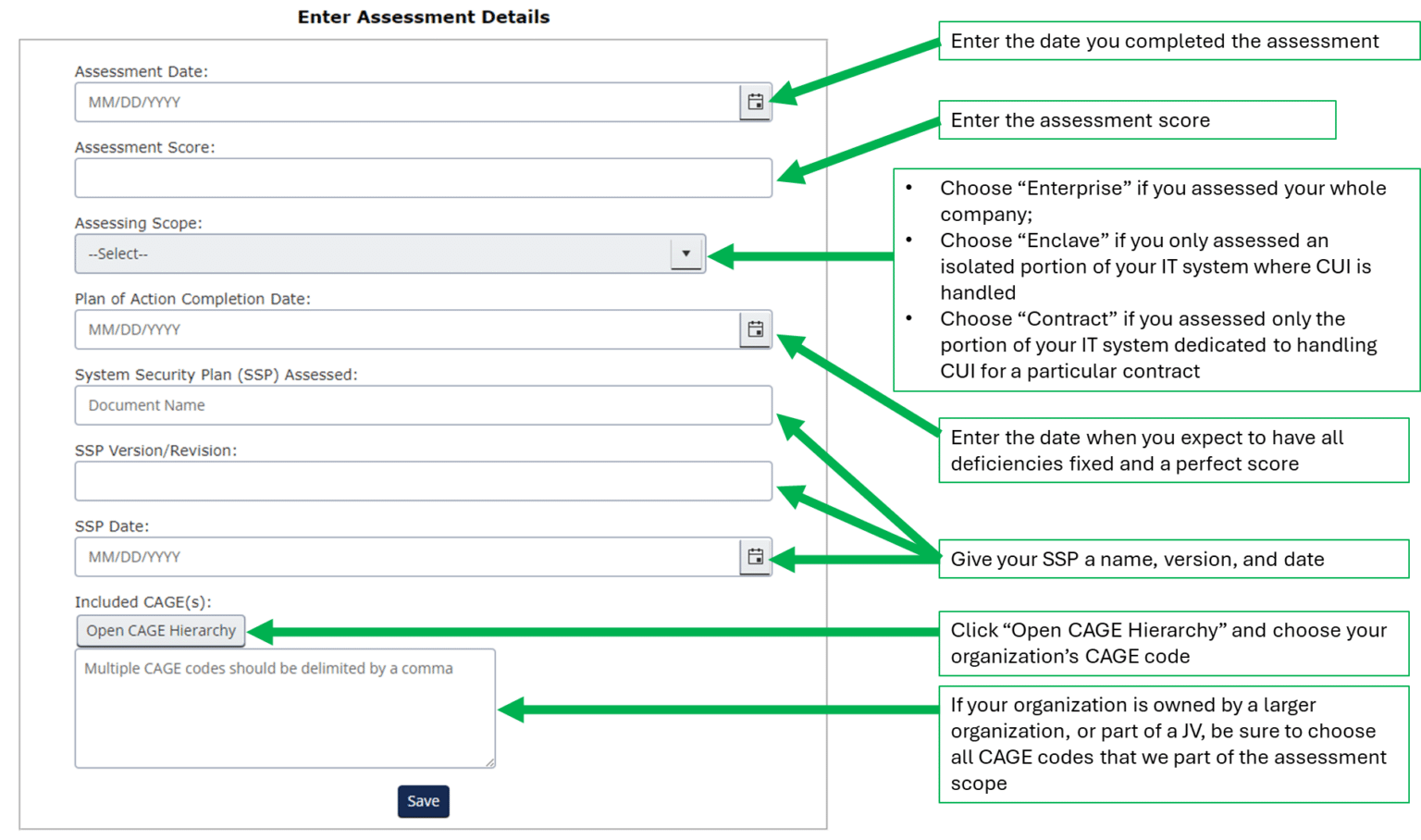 How to generate your NIST 800-171 DoD self assessment (SPRS) score